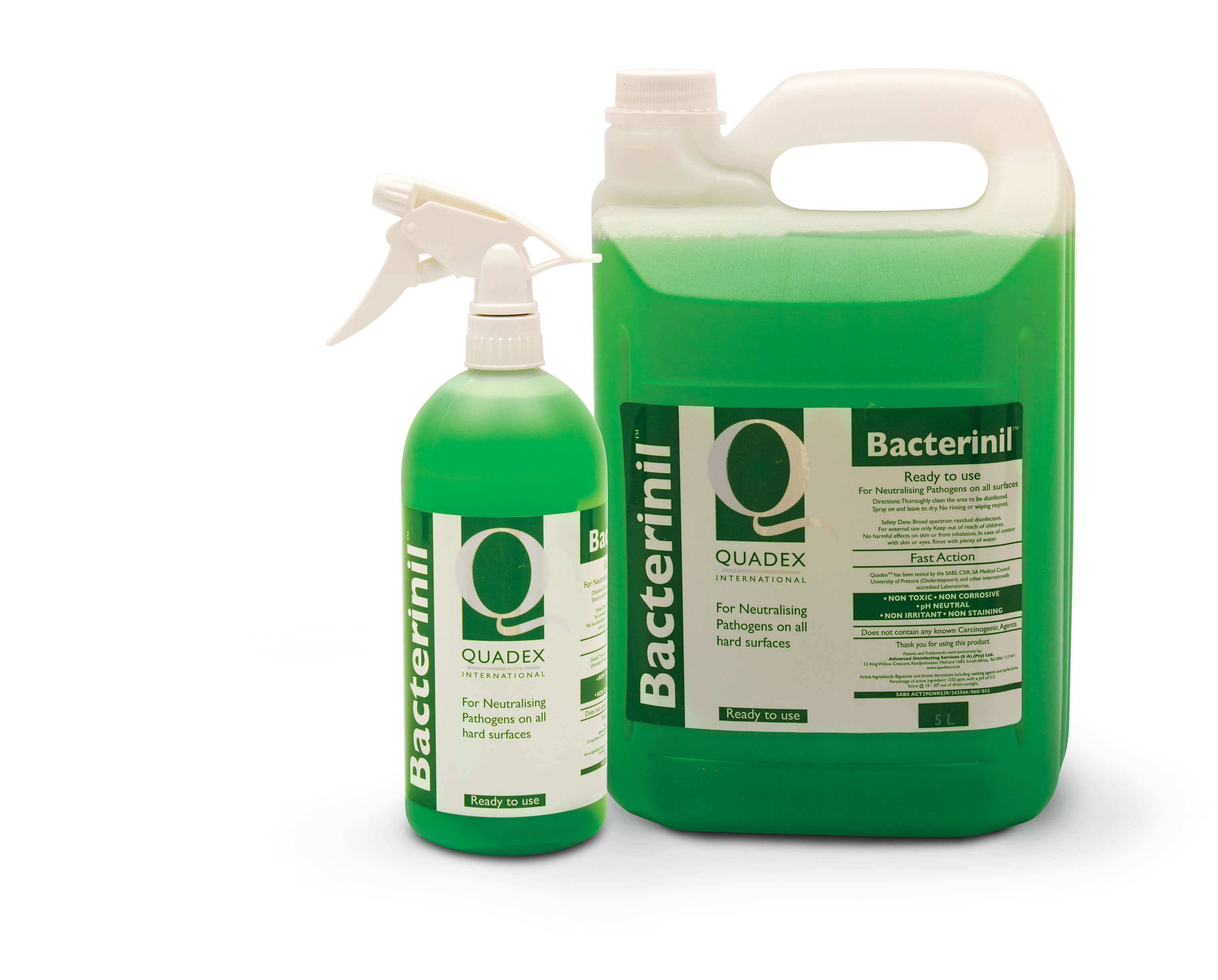 Quadex Bacterinil– Hard Surface Disinfectant – Medisupplies.Shop