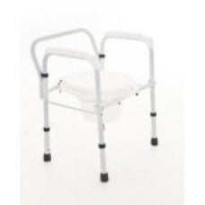 Steel Folding Commode – Powder Coated – Medisupplies.Shop