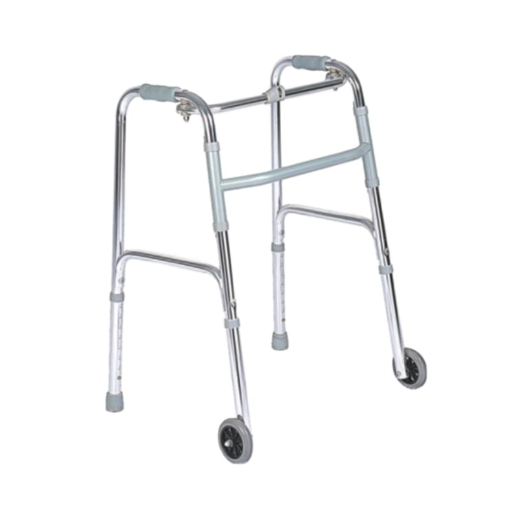 Walking Frame – Rollator Front Wheels Foldable – Medisupplies.Shop